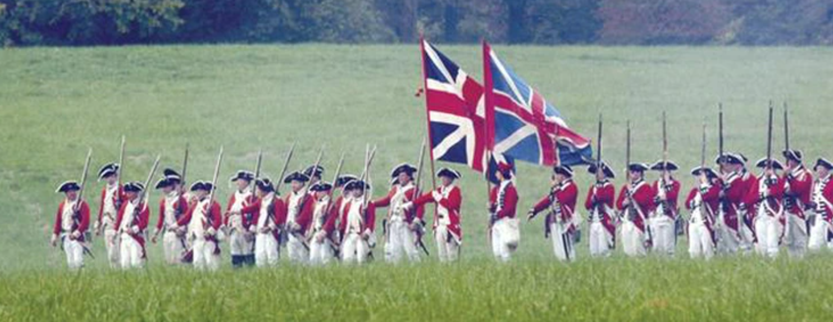 british battle line march advance – Revolutionary War Journal