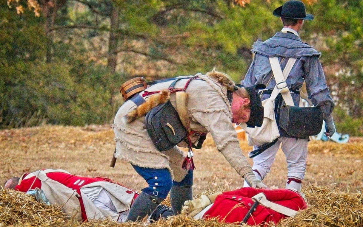 ken british militia wounded dead checking great bridge – Revolutionary ...