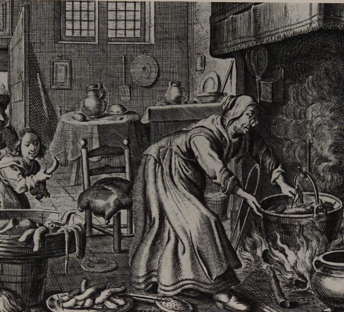 women cooking dutch oven kitchen – Revolutionary War Journal
